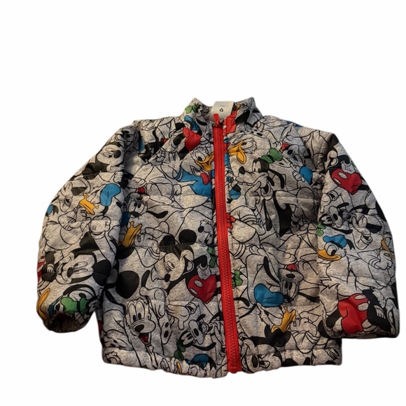Disney | Jackets & Coats | Disney Kids Mickey Mouse Puffer Jacket ...